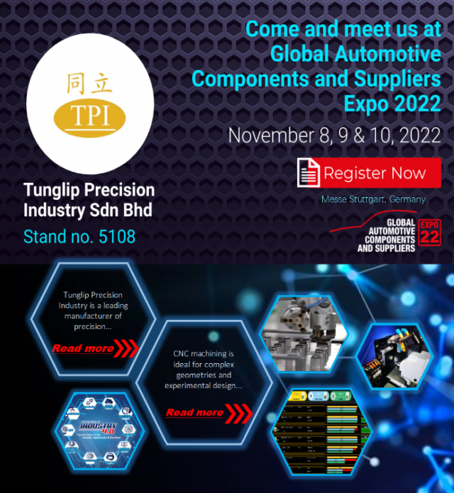 Come and Meet Us at the GLOBAL AUTOMOTIVE COMPONENTS AND SUPPLIERS EXPO ...